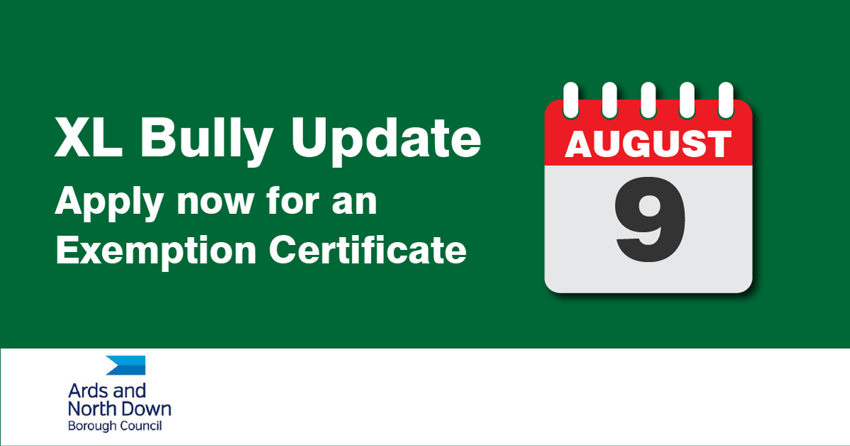 Next Step for XL Bully owners - Exemption Certificate Applications now ...